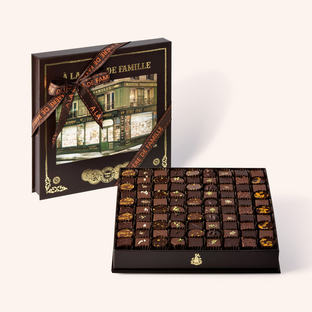 1761 box all chocolate 780g | À la Mère de Famille